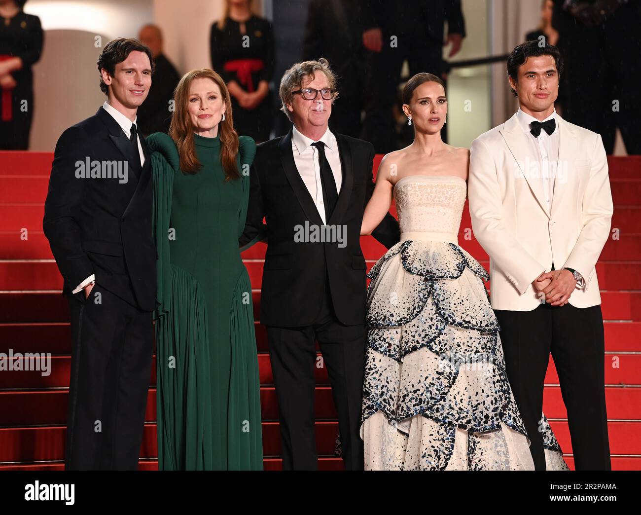 Cannes, France. 20th May, 2023. Cannes, France. May 20th, 2023. Cory Michael Smith, Julianne ...