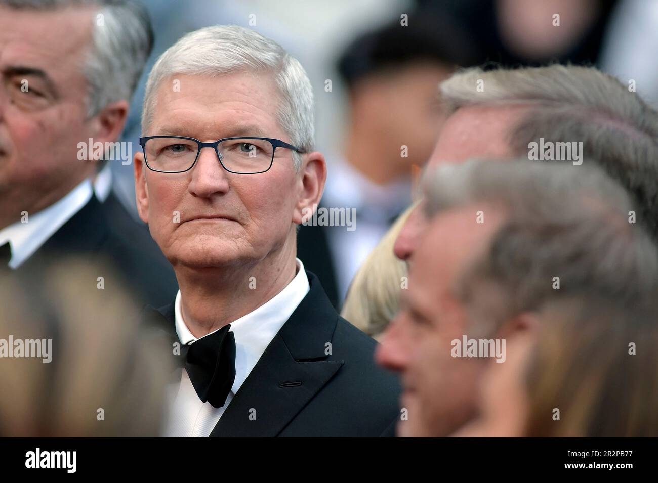 Cannes, France. 20th May, 2023. CANNES, FRANCE - MAY 20: Tim Cook ...