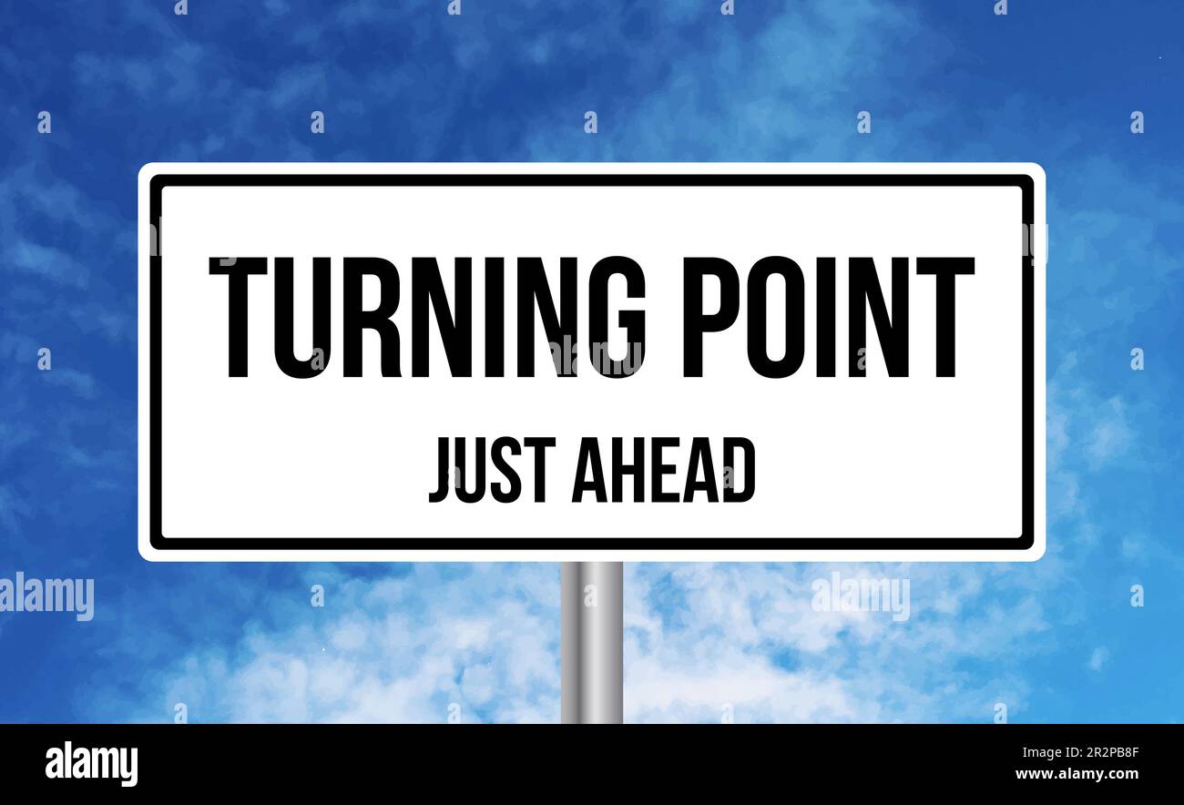 Turning point road sign hi-res stock photography and images - Alamy