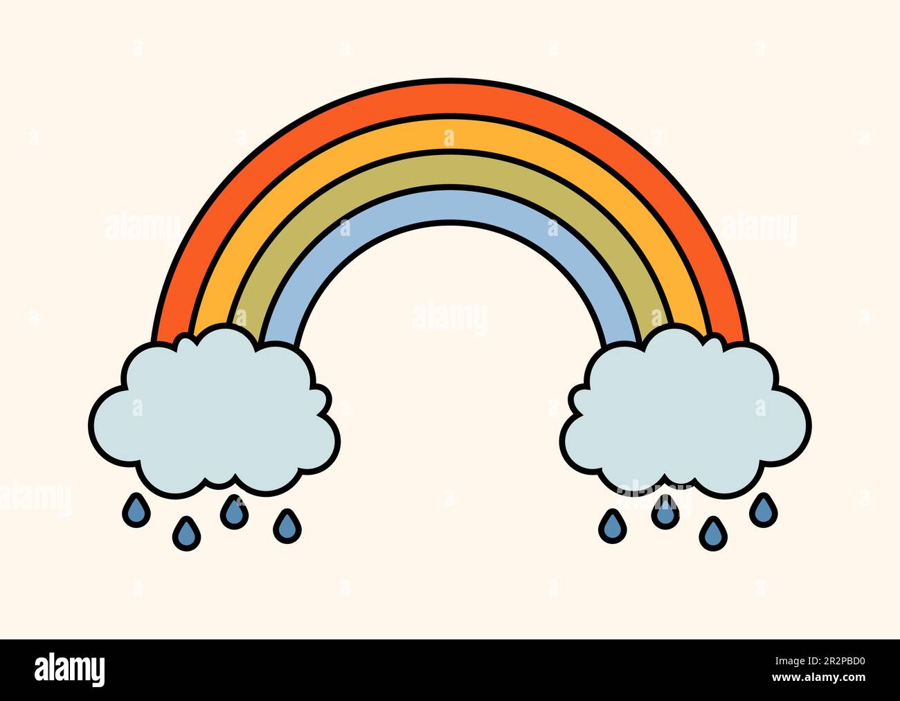 Peace symbol rainbow flat Stock Vector Images - Alamy