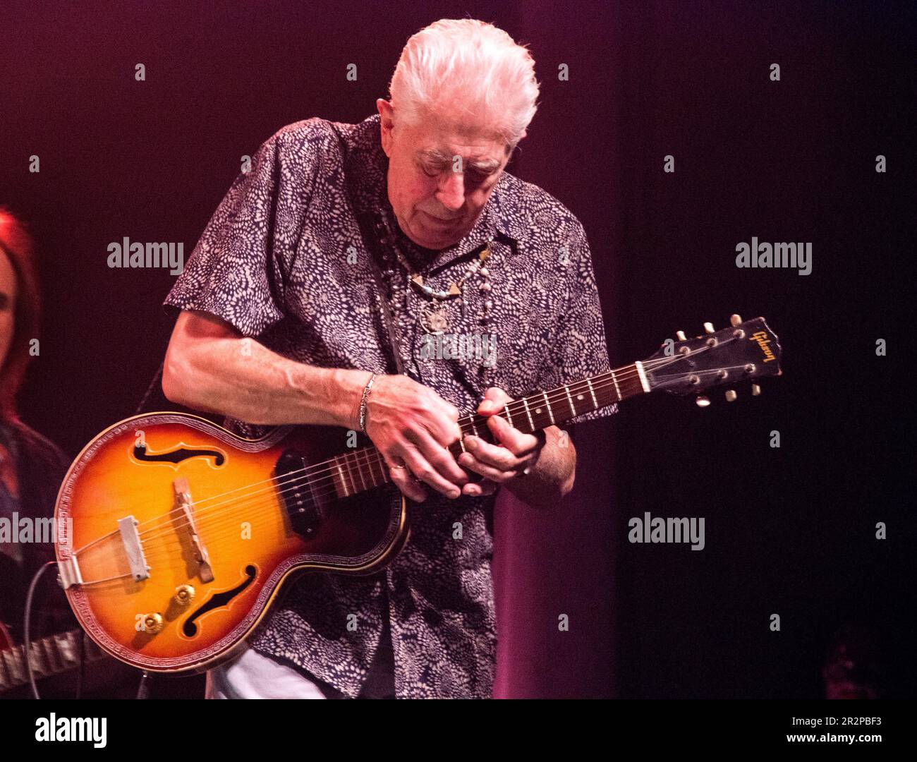 English bluesman John Mayall, OBE performing at the Avignon Blues ...
