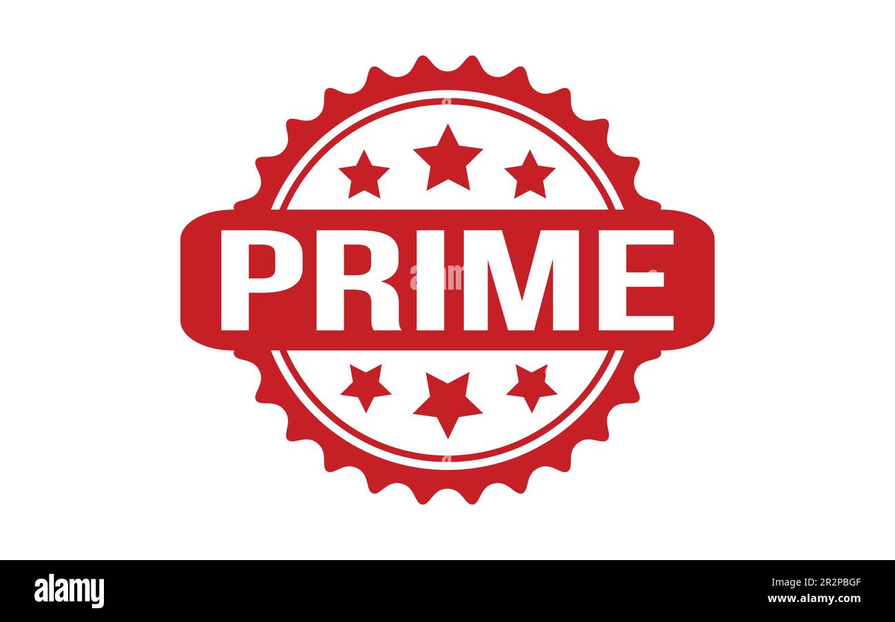 Prime Rubber Stamp Seal Vector Stock Vector Image & Art - Alamy