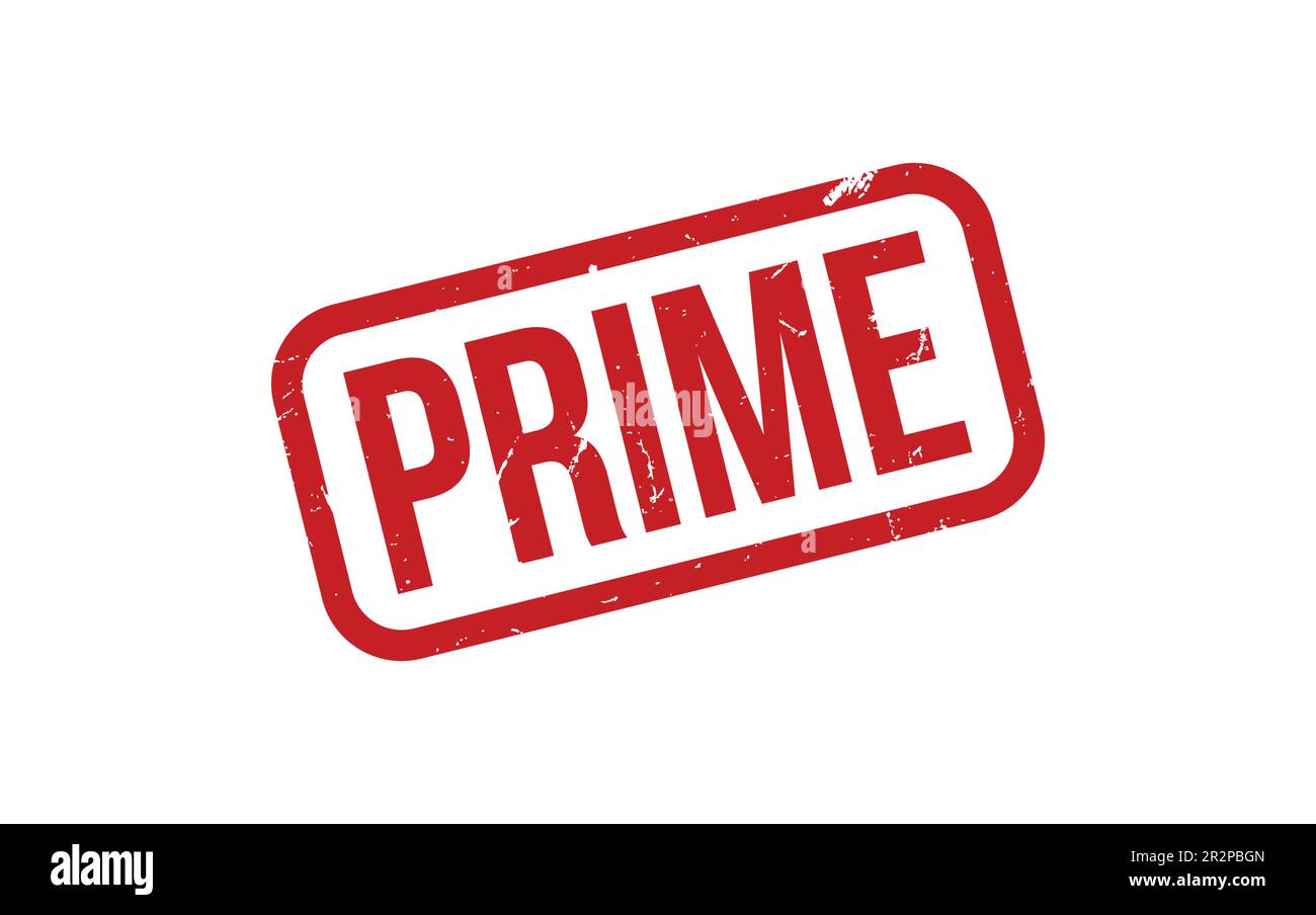 Prime Rubber Stamp Seal Vector Stock Vector Image & Art - Alamy