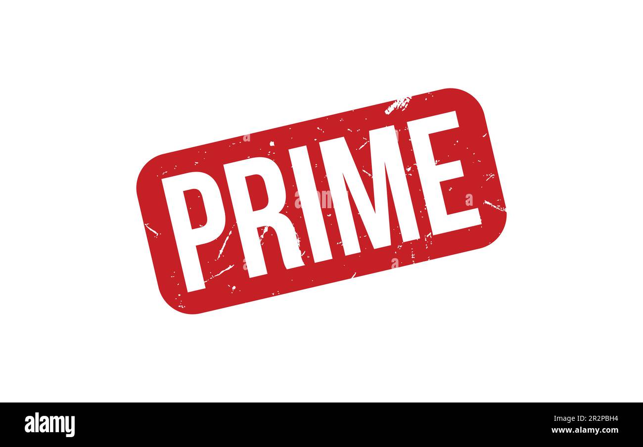 Prime Rubber Stamp Seal Vector Stock Vector Image & Art - Alamy