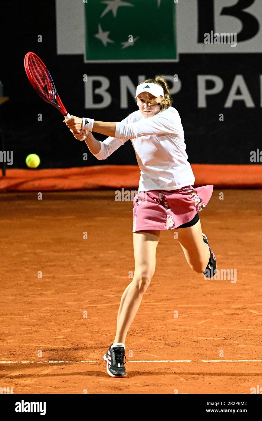 Rome, Italy. 20th May, 2023. Elena Rybakina of Kazakhstan in action ...