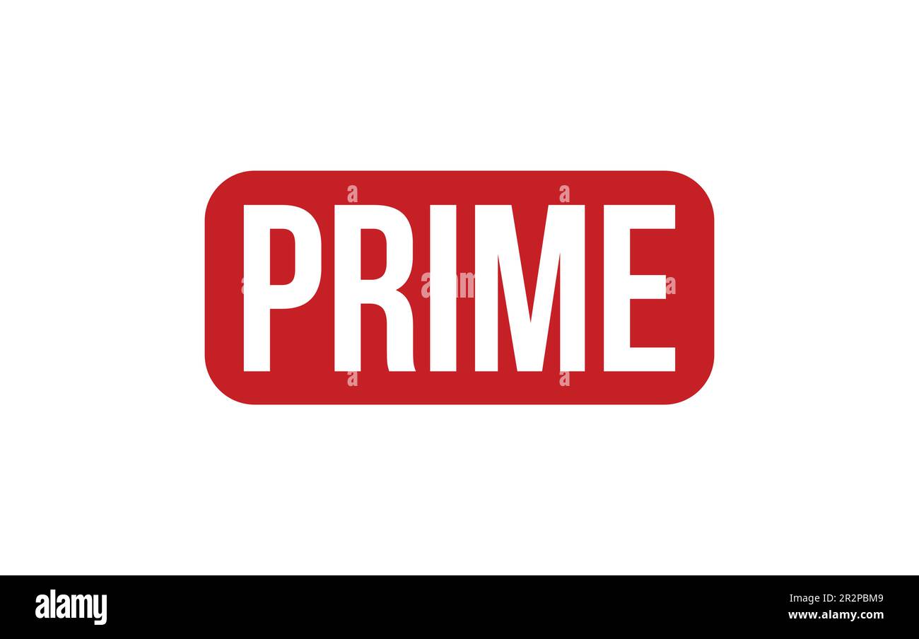 Prime Rubber Stamp Seal Vector Stock Vector Image & Art - Alamy