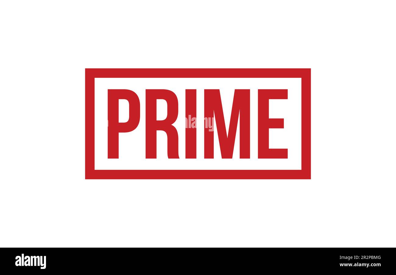 Prime Rubber Stamp Seal Vector Stock Vector Image & Art - Alamy