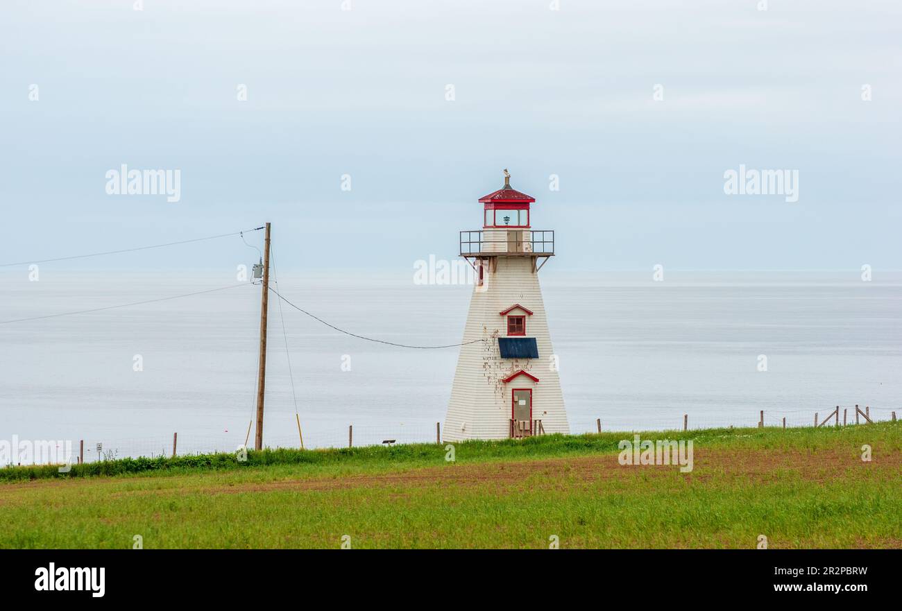 Cape Tryon Lighthouse, Prince Edward Island, Canada Stock Photo - Alamy