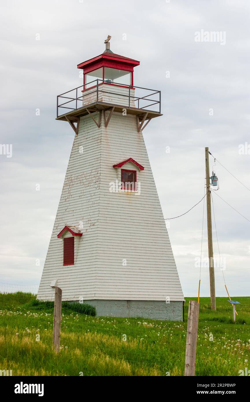 Cape Tryon Lighthouse, Prince Edward Island, Canada Stock Photo - Alamy