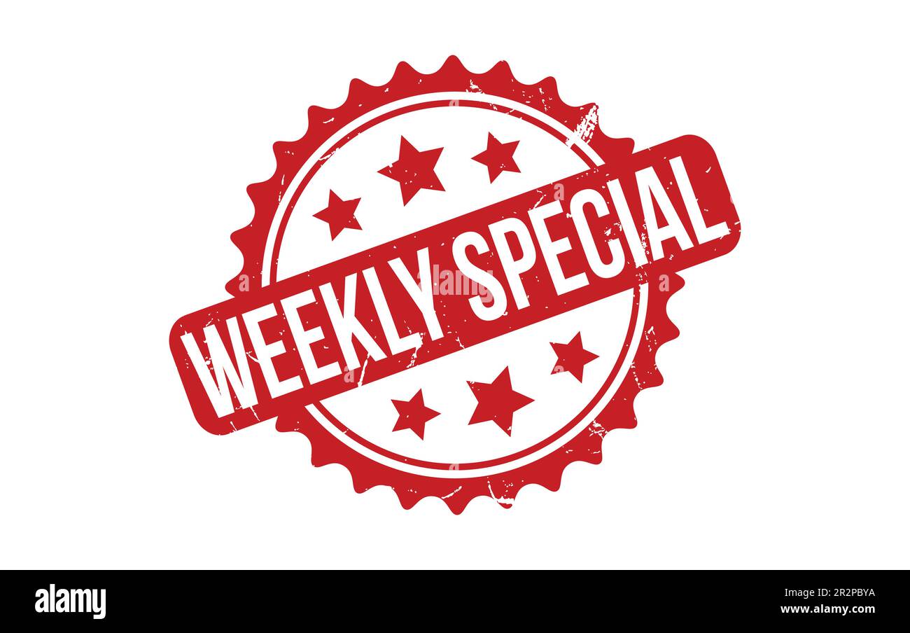 Weekly Special Rubber Stamp Seal Vector Stock Vector Image & Art - Alamy