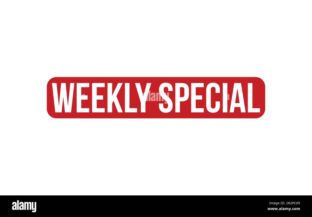 Weekly Special Rubber Stamp Seal Vector Stock Vector Image & Art - Alamy