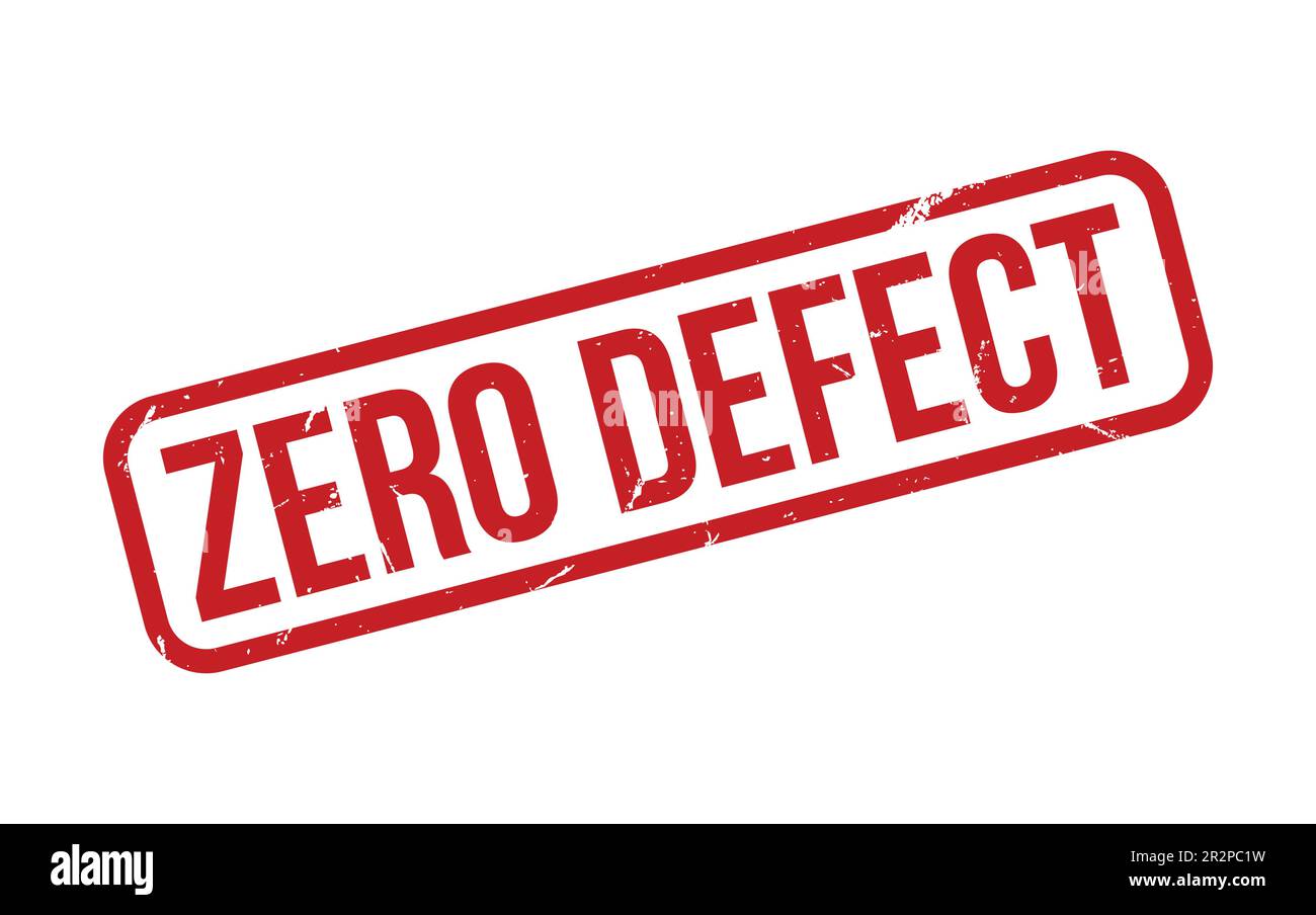 Zero Defect Rubber Stamp Seal Vector Stock Vector Image & Art - Alamy
