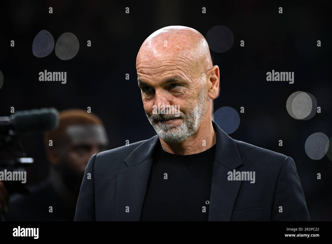 Stefano Pioli, coach of AC Milan reacts during the Serie A football ...