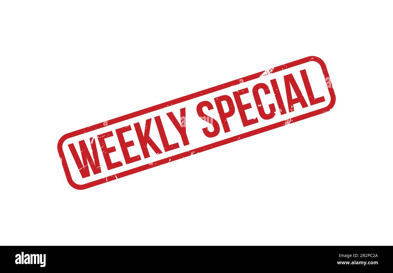 Weekly Special Rubber Stamp Seal Vector Stock Vector Image & Art - Alamy