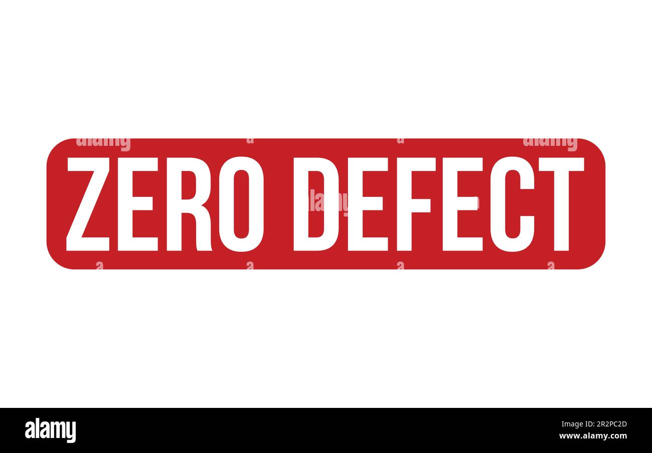 Zero Defect Rubber Stamp Seal Vector Stock Vector Image & Art - Alamy