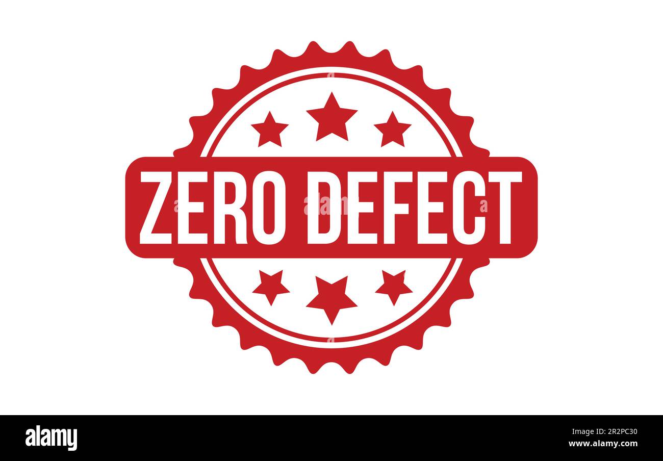Zero Defect Rubber Stamp Seal Vector Stock Vector Image & Art - Alamy