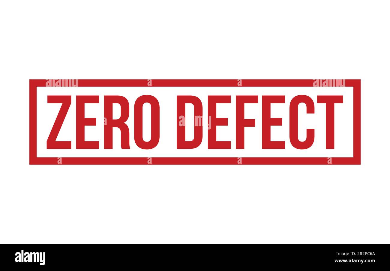 Zero Defect Rubber Stamp Seal Vector Stock Vector Image & Art - Alamy