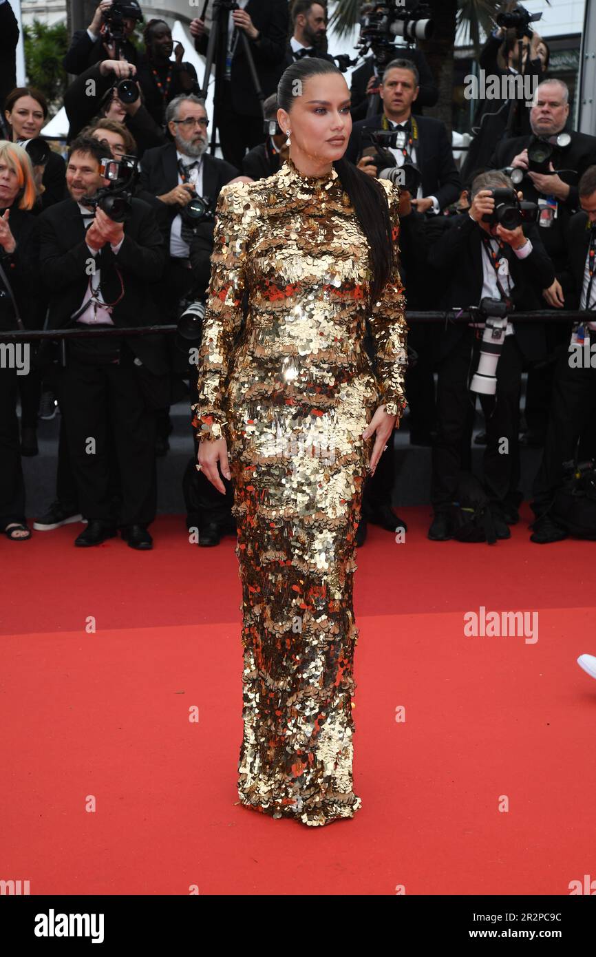 Cannes, France. 20th May, 2023. Adriana Lima attends the Cannes, France. 20th May, 2023. Adriana Lima attends the