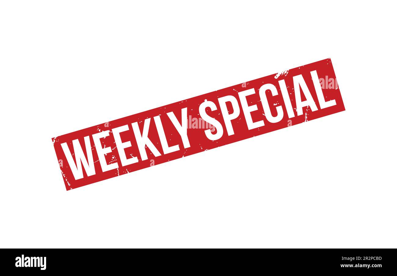 Weekly Special Rubber Stamp Seal Vector Stock Vector Image & Art - Alamy