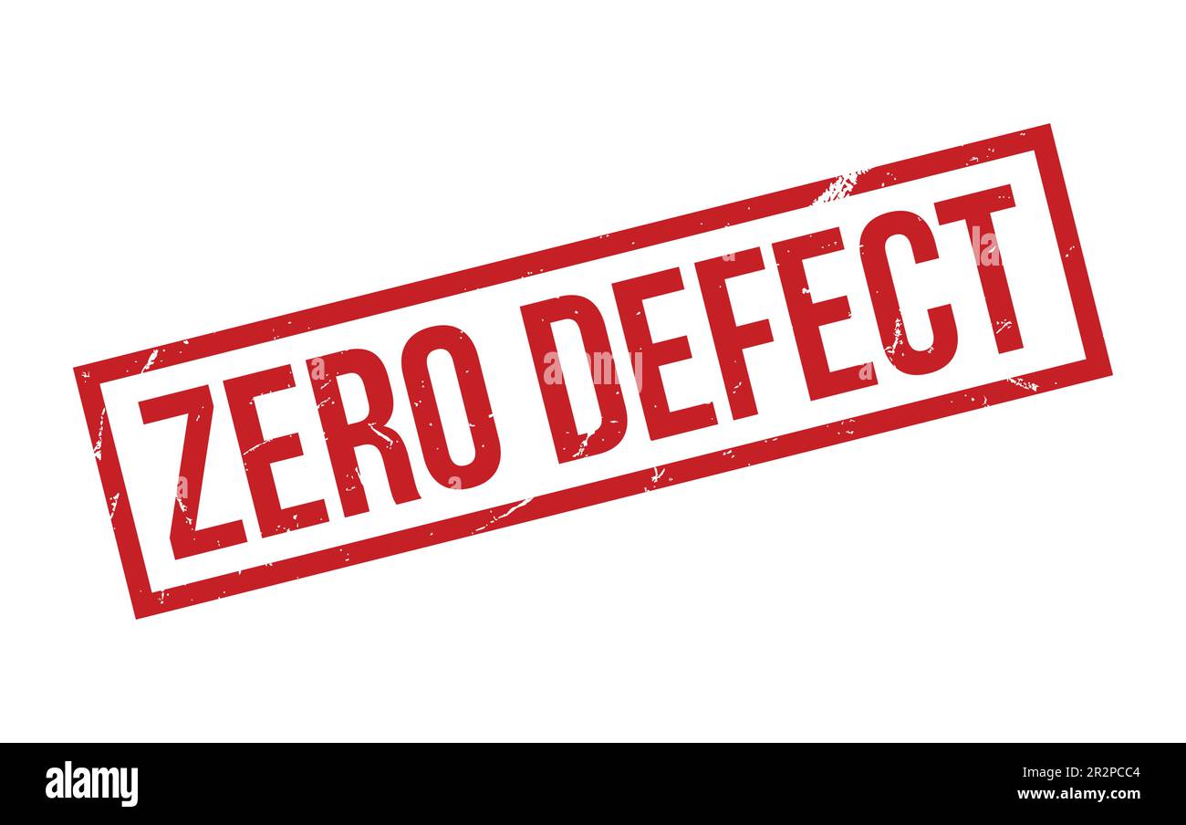 Zero Defect Rubber Stamp Seal Vector Stock Vector Image & Art - Alamy