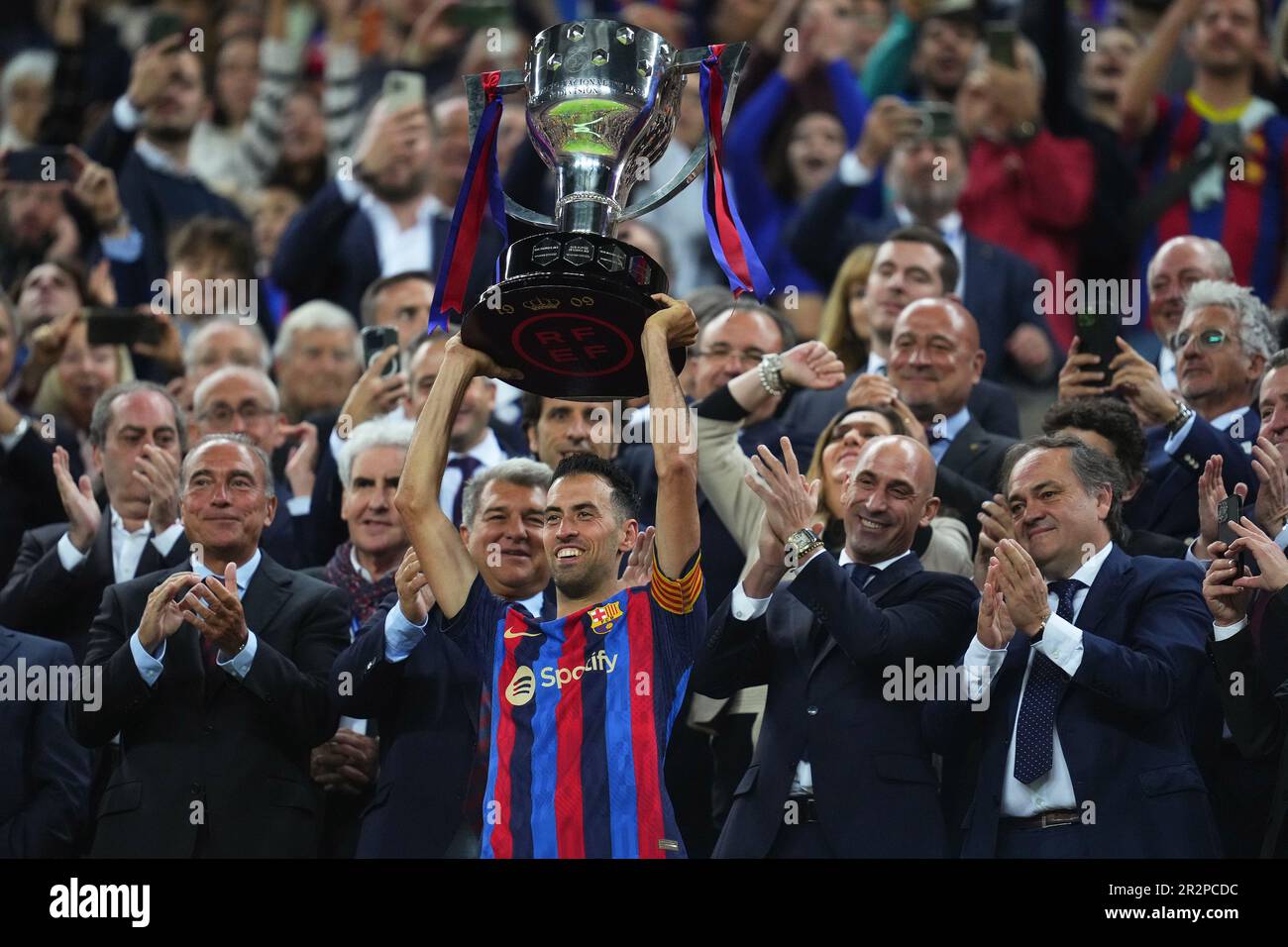 Barcelona, Spain. 20th May, 2023. Sergio Busquets of FC Barcelona ...