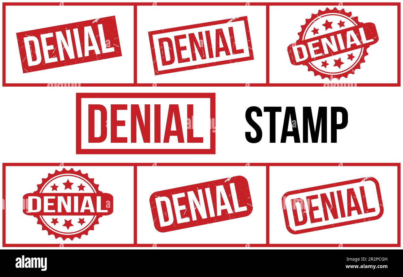 Denial stamp hi-res stock photography and images - Alamy