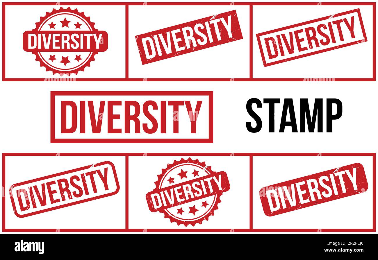 Diversity rubber stamp hi-res stock photography and images - Alamy