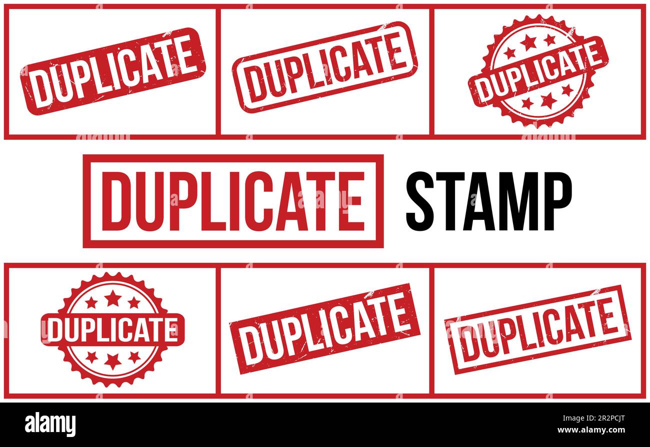 Duplicate stamp hi-res stock photography and images - Alamy