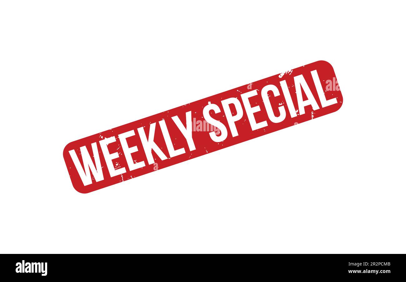 Weekly Special Rubber Stamp Seal Vector Stock Vector Image & Art - Alamy