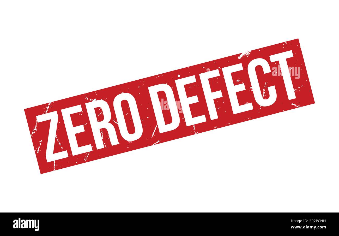 Zero Defect Rubber Stamp Seal Vector Stock Vector Image & Art - Alamy