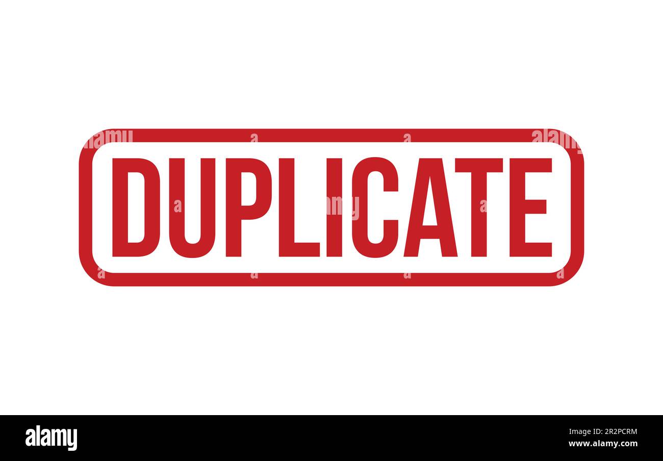 Duplicate word Stock Vector Images - Alamy