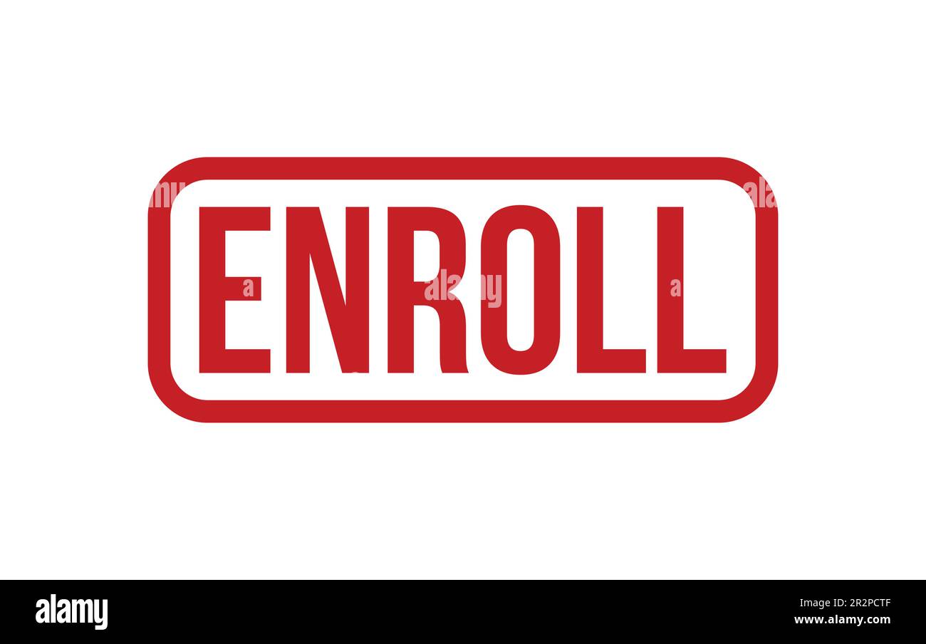 Enroll vector vectors hi-res stock photography and images - Alamy