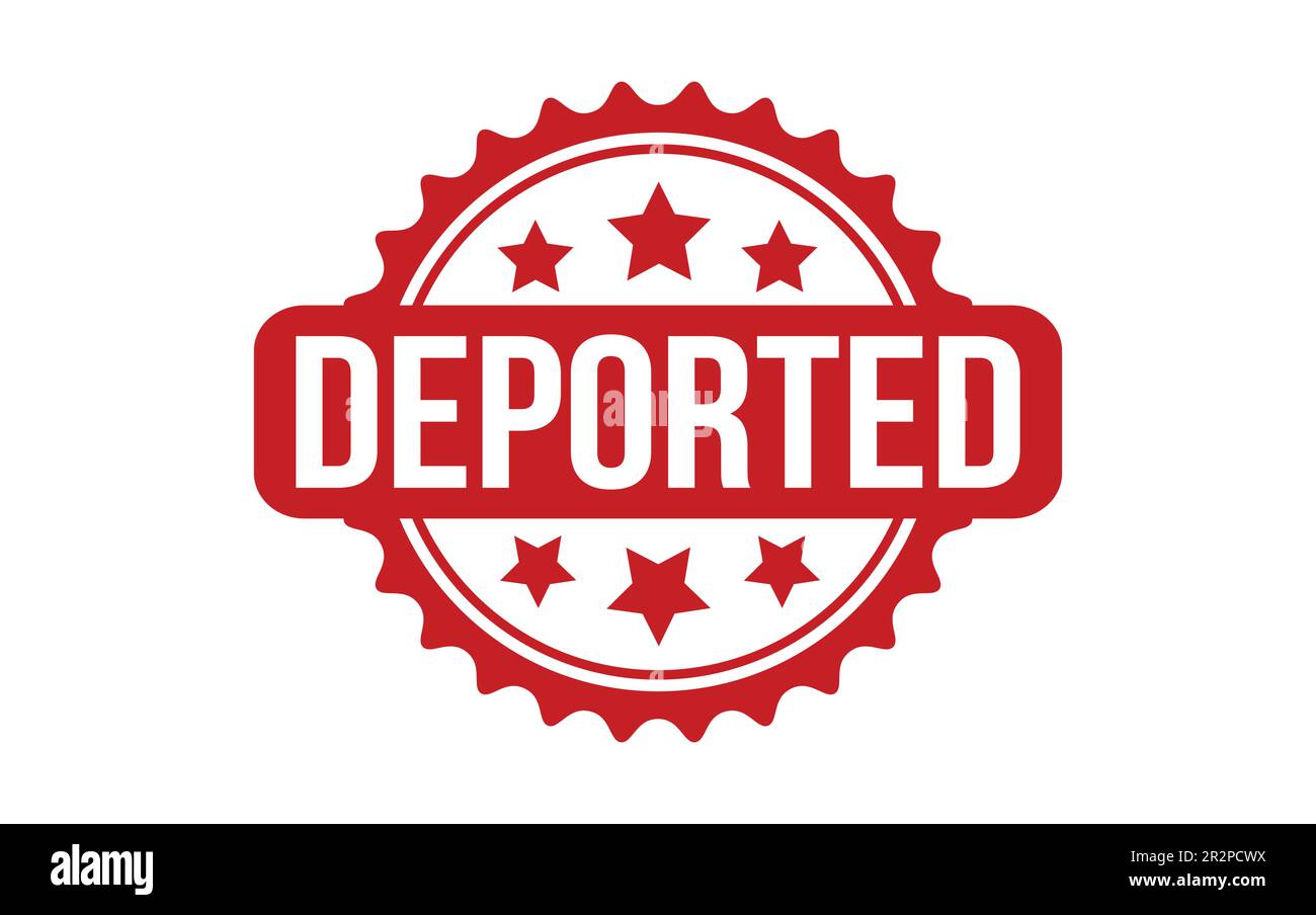 Deported Rubber Stamp Seal Vector Stock Vector Image & Art - Alamy