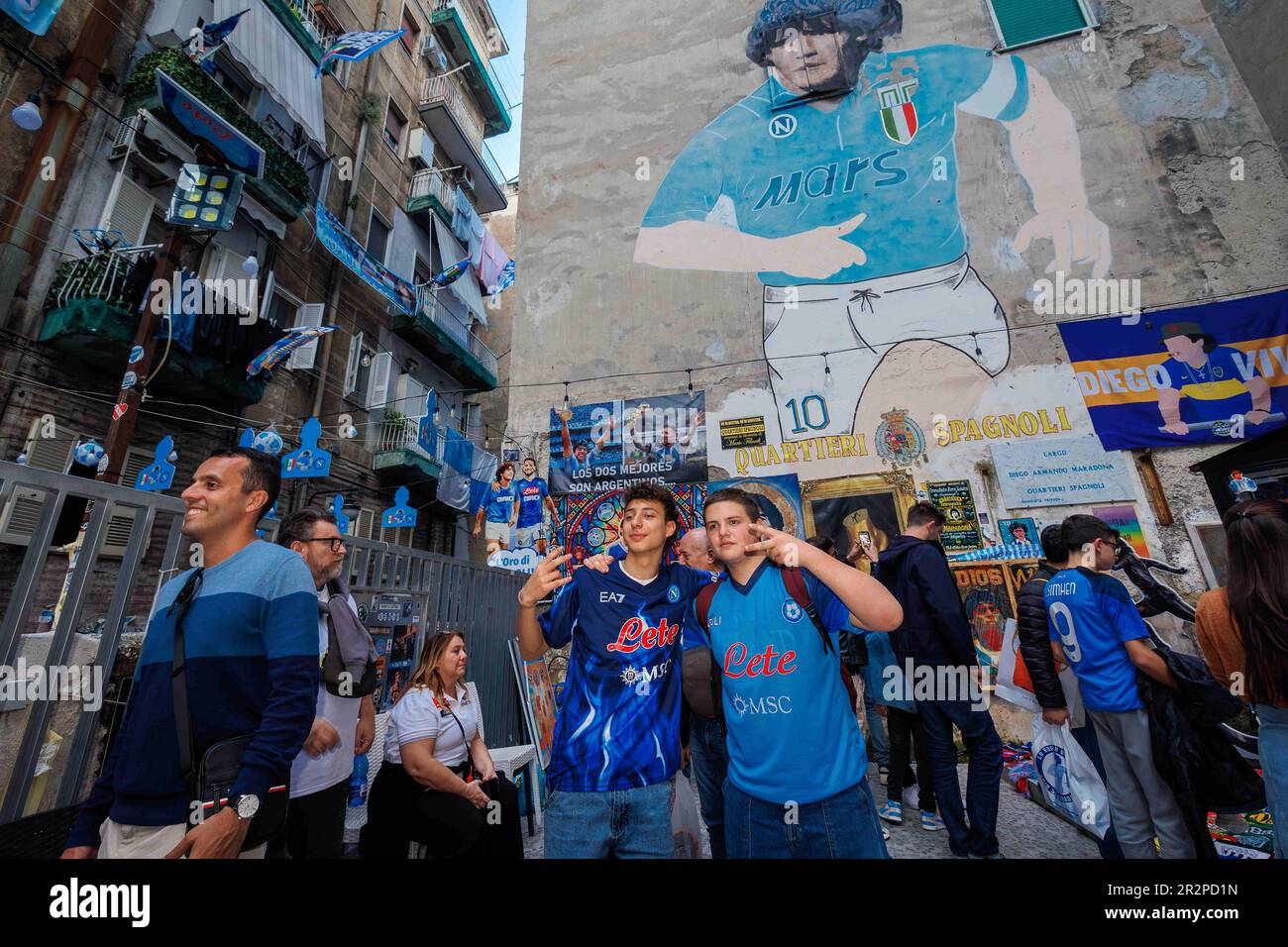 Napoli maradona victory hi-res stock photography and images - Alamy