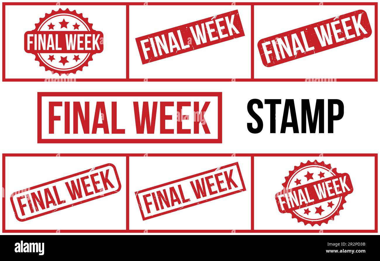 Final week seal hi-res stock photography and images - Alamy