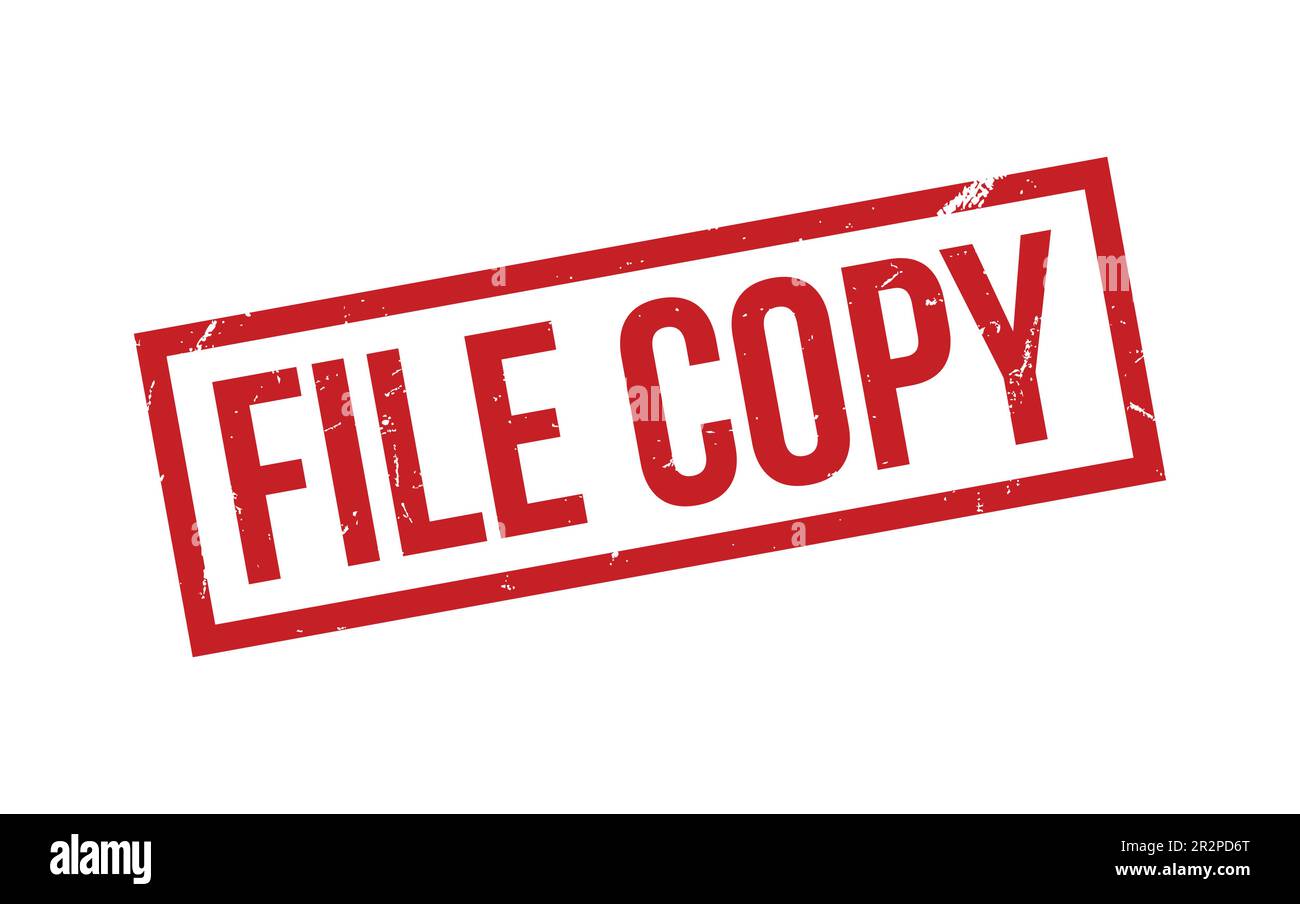File Copy Rubber Stamp Seal Vector Stock Vector Image & Art - Alamy