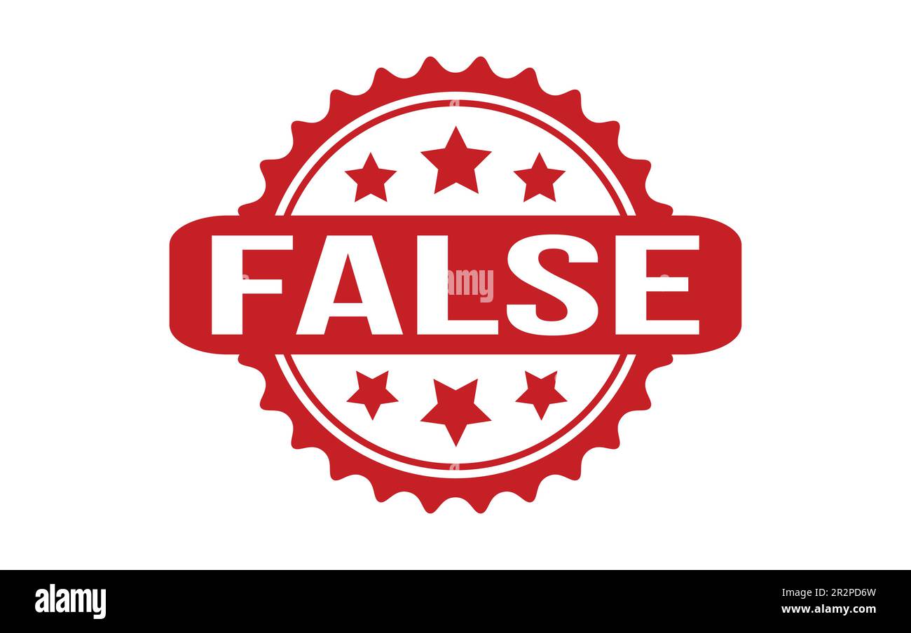 False Rubber Stamp Seal Vector Stock Vector Image & Art - Alamy