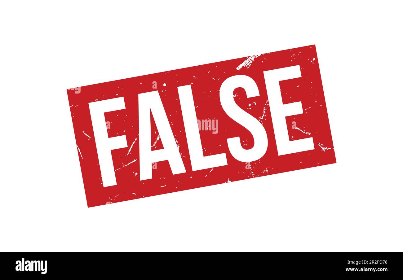 False vector vectors hi-res stock photography and images - Alamy