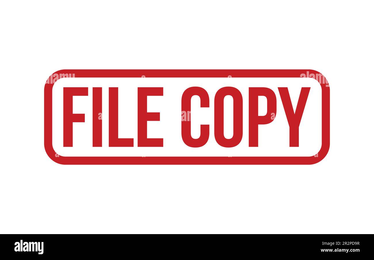 File Copy Rubber Stamp Seal Vector Stock Vector Image & Art - Alamy