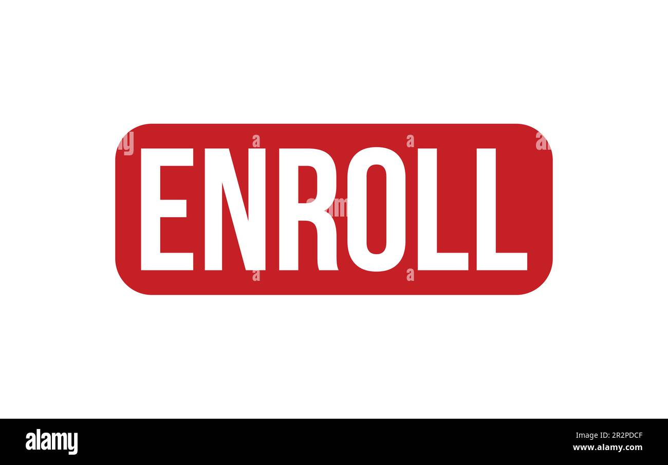 Enroll vector vectors hi-res stock photography and images - Alamy