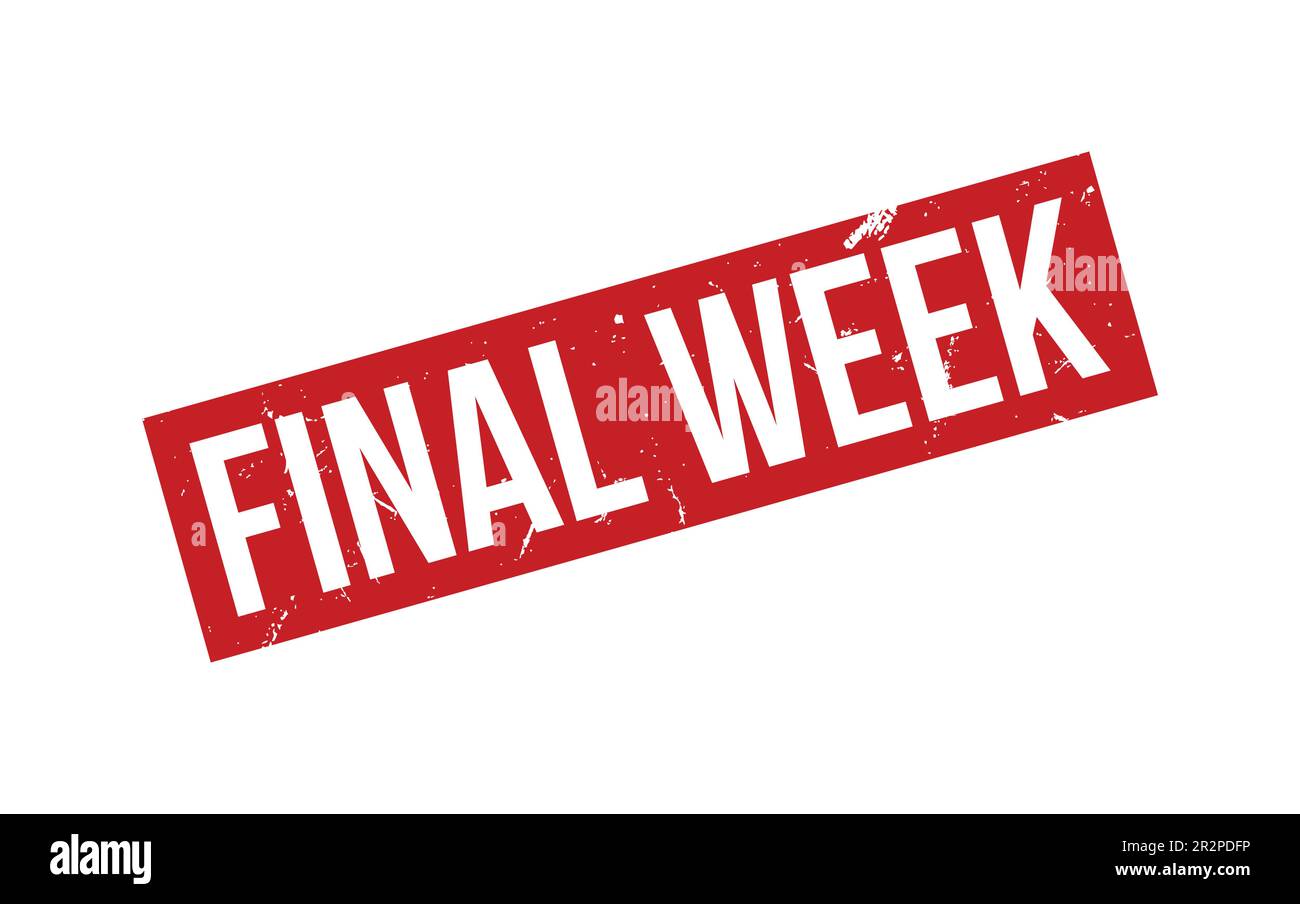 Final week stamp hi-res stock photography and images - Alamy