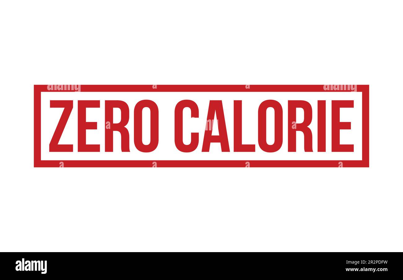 Zero Calorie Rubber Stamp Seal Vector Stock Vector Image & Art - Alamy