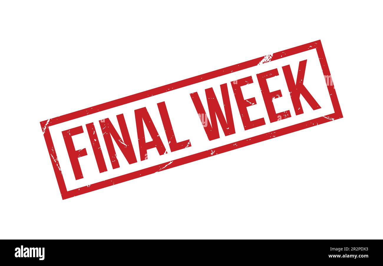 Final week seal hi-res stock photography and images - Alamy