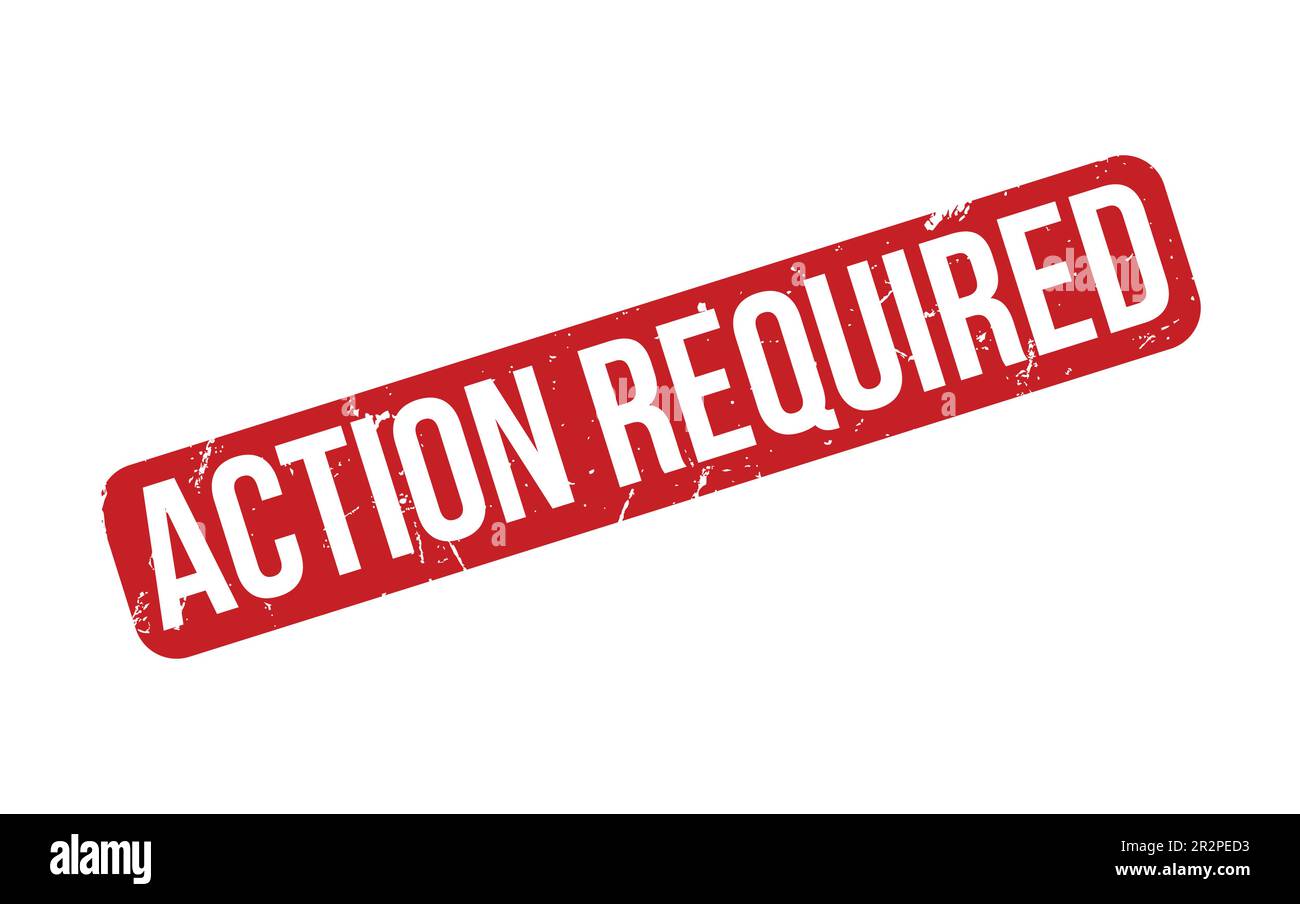 Action Required Rubber Stamp Seal Vector Stock Vector Image & Art - Alamy