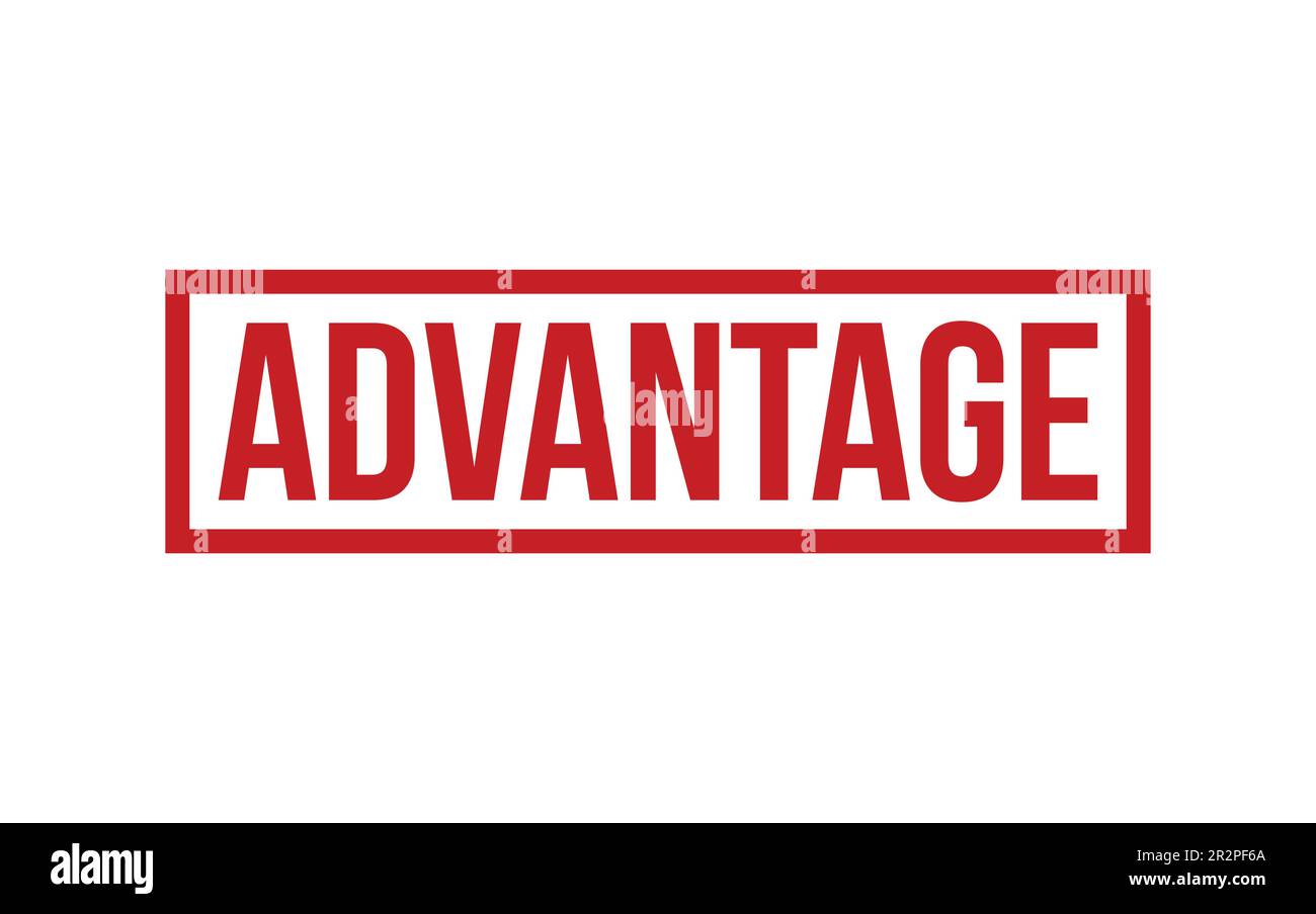 Advantage Rubber Stamp Seal Vector Stock Vector Image & Art - Alamy
