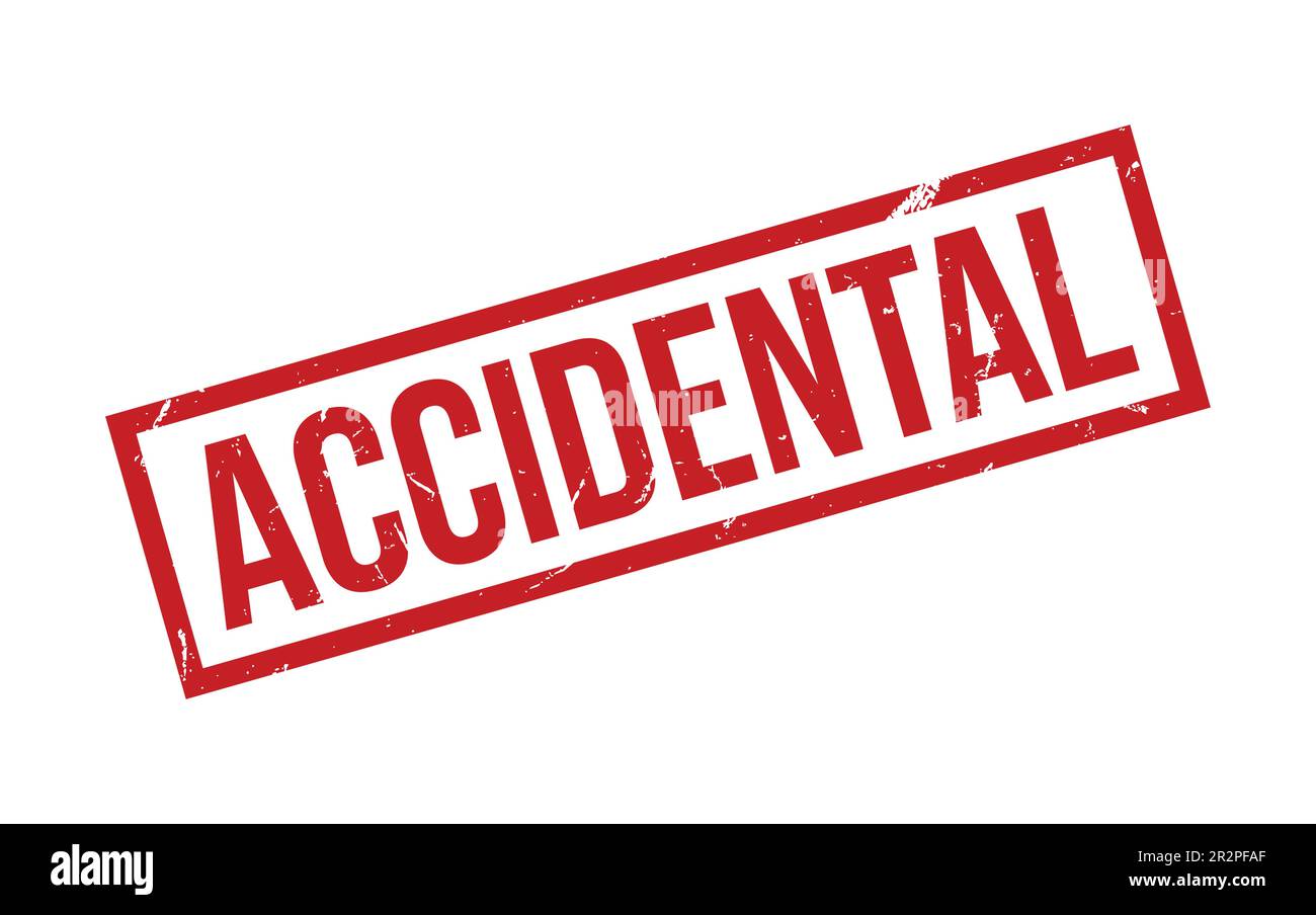 Accidental Rubber Stamp Seal Vector Stock Vector Image & Art - Alamy