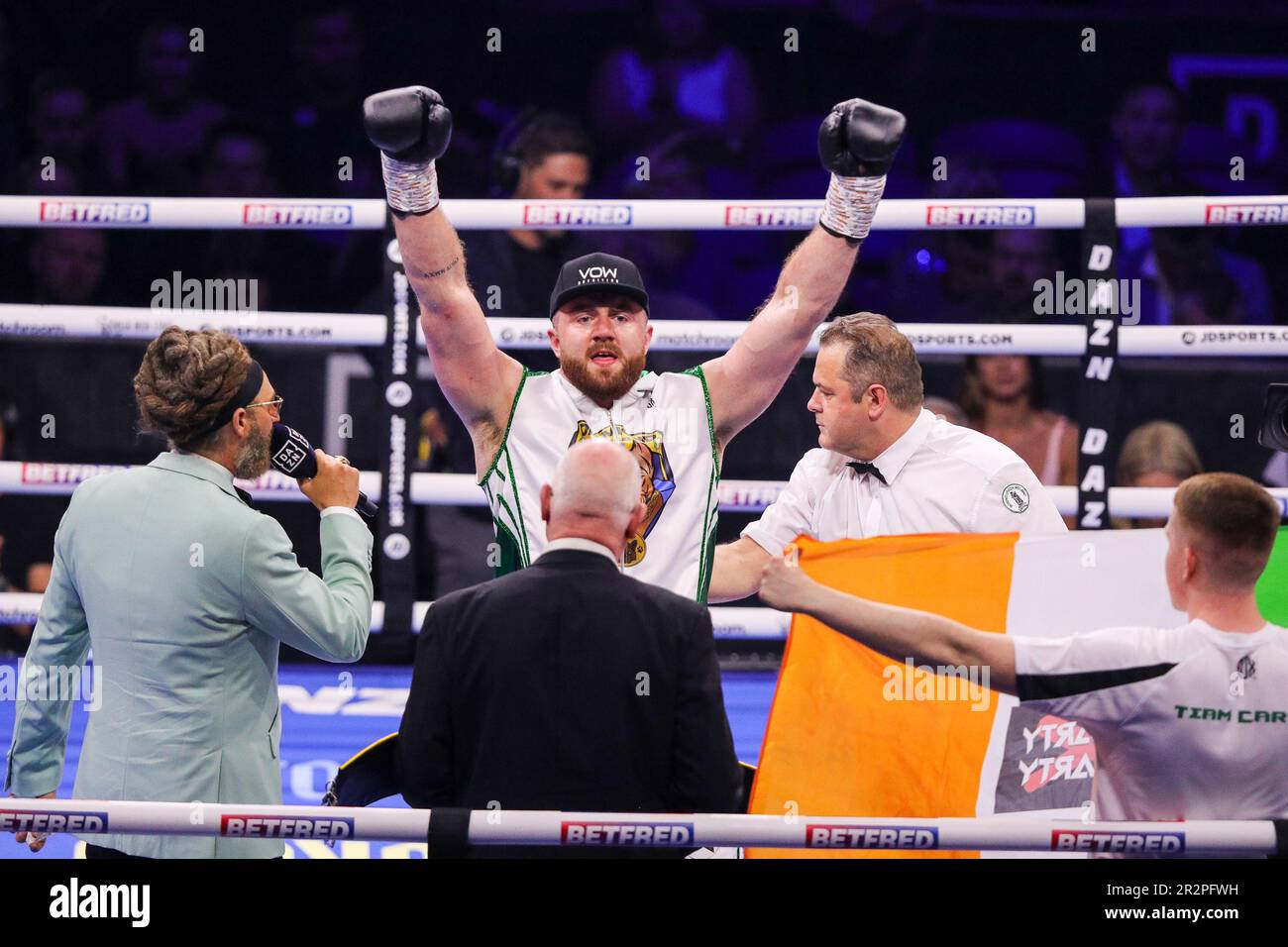 Dublin, Ireland. 20th May, 2023. Thomas Carty defeats Jay McFarlane via ...