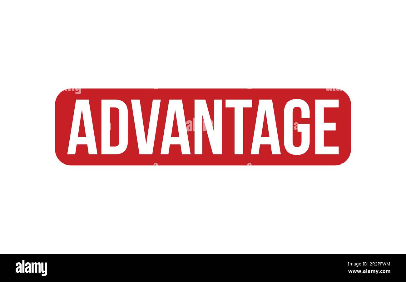 Advantage Rubber Stamp Seal Vector Stock Vector Image & Art - Alamy