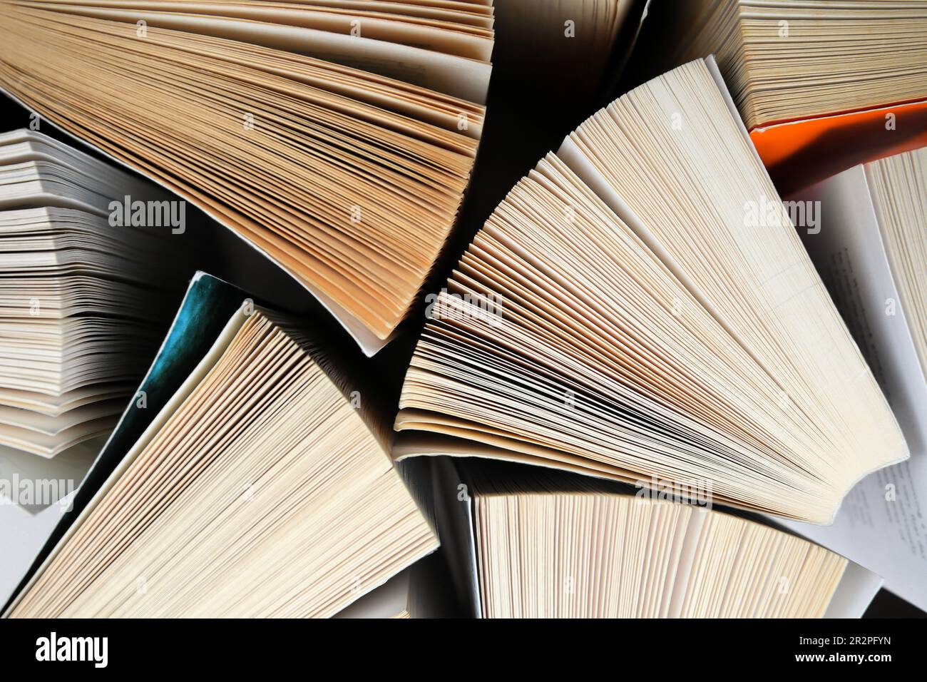 Collection of different books as background, closeup Stock Photo - Alamy