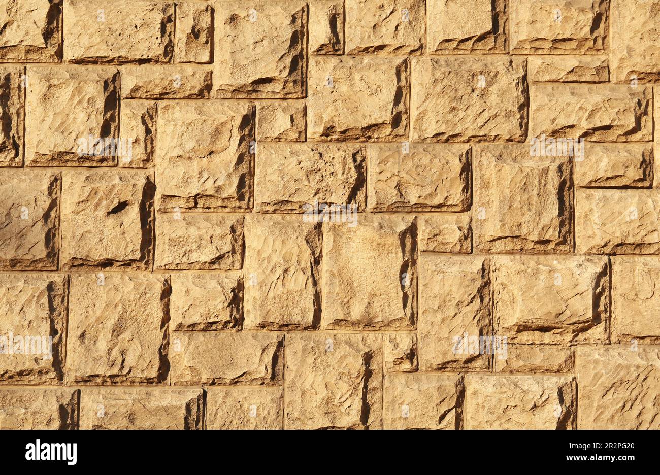 Texture of beautiful light brown stone wall as background Stock Photo ...